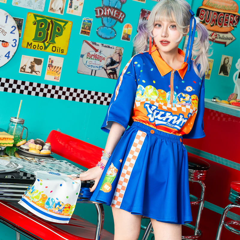 ACDC RAG “Yummy Diner” apron skirt – Grumpy Bunny