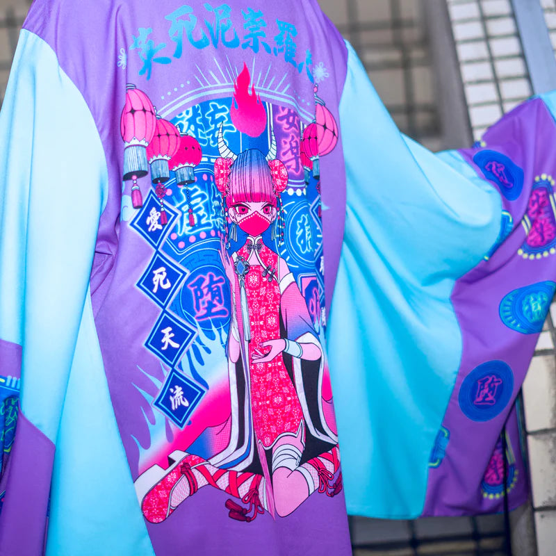 ACDC RAG x A.YAMI "Aishiteru" kimono shirt – Grumpy Bunny