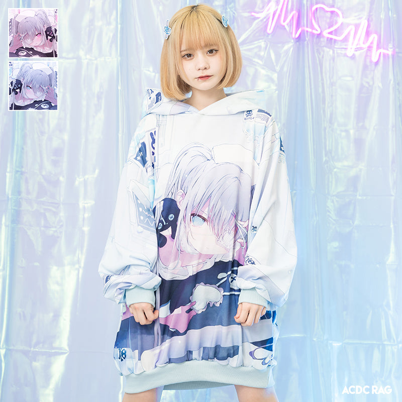 ACDC RAG "Healing Heart" yami kawaii hoodie – Grumpy Bunny
