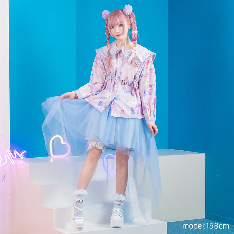 ACDC RAG x Peach Punch "Idol Tenshi" blouse – Grumpy Bunny