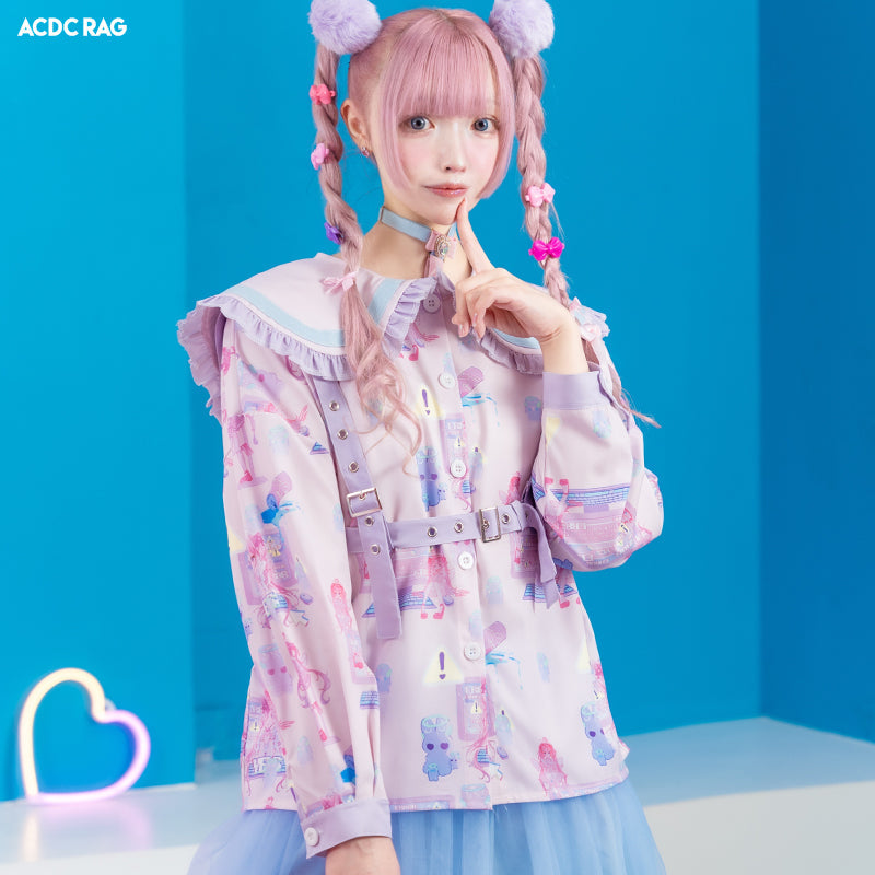 ACDC RAG x Peach Punch "Idol Tenshi" blouse – Grumpy Bunny