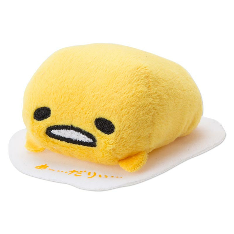 Sanrio Gudetama mini beanie plushie – Grumpy Bunny