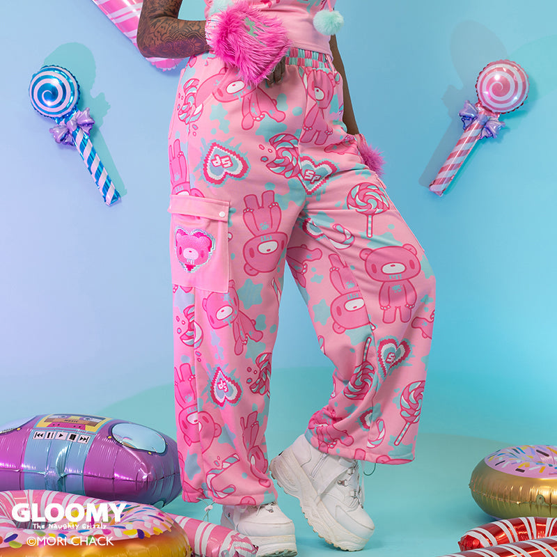 ACDC RAG, Gloomy Bear & Sophie Powers "Candy" sweatpants – Grumpy Bunny