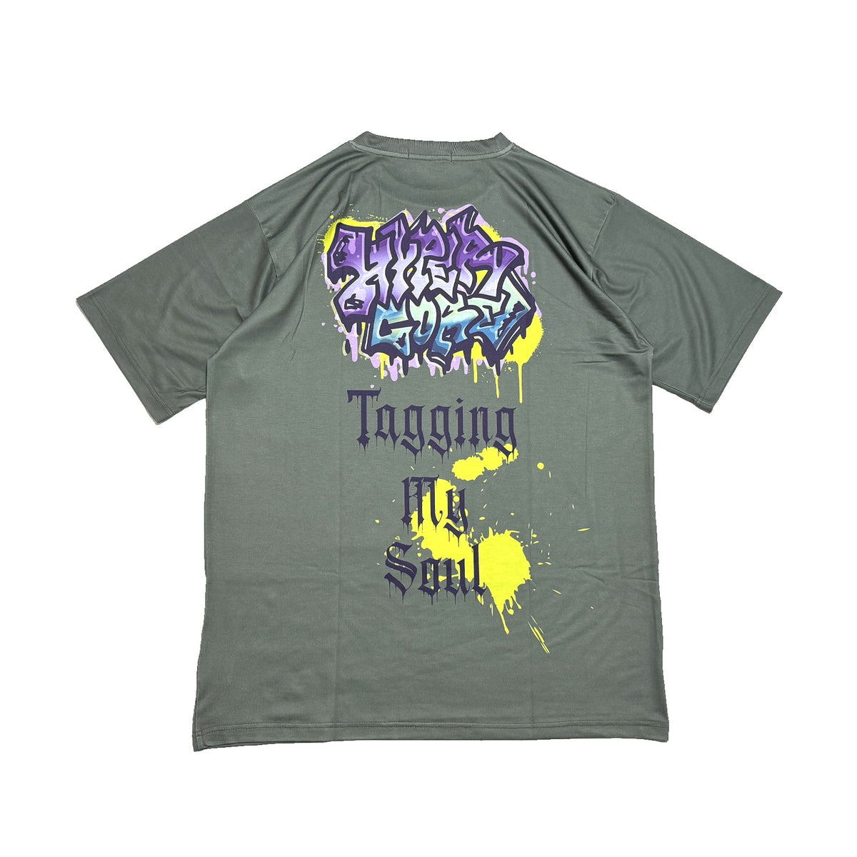 Hypercore "Tagging My Soul by Sicks Bear" khaki t-shirt – Grumpy Bunny