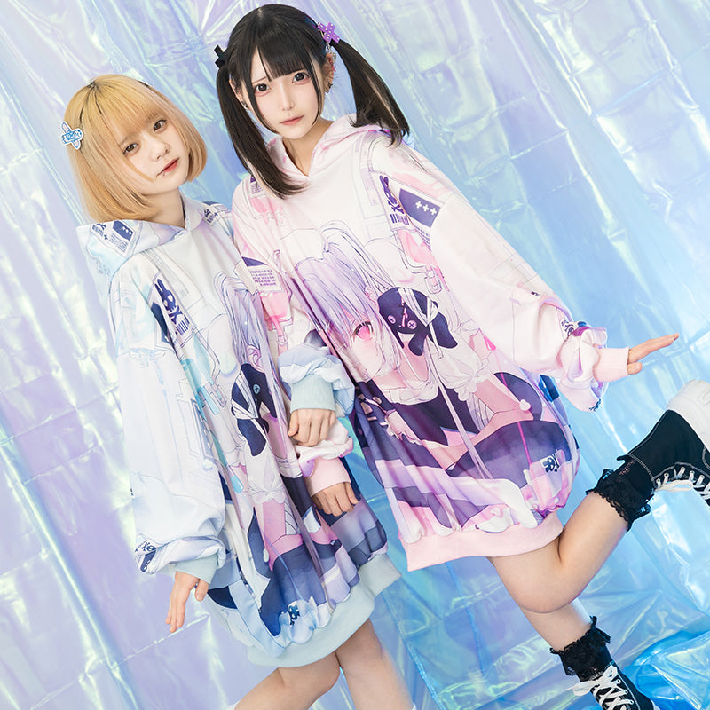 ACDC RAG "Healing Heart" yami kawaii hoodie – Grumpy Bunny