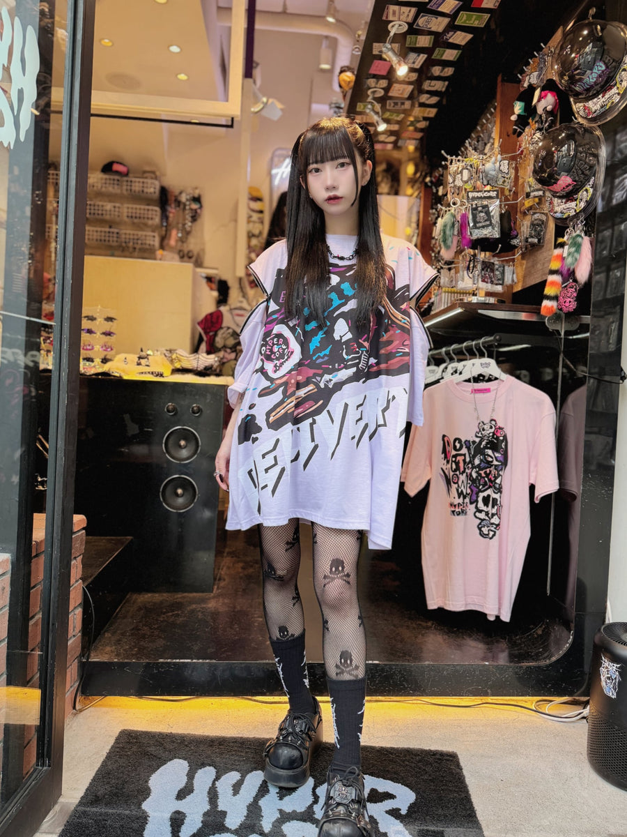 Hypercore Donuts "Delivery" zip t-shirt – Grumpy Bunny