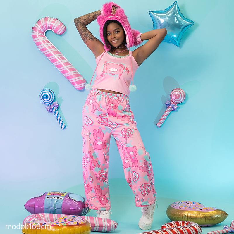 ACDC RAG, Gloomy Bear & Sophie Powers "Candy" sweatpants – Grumpy Bunny