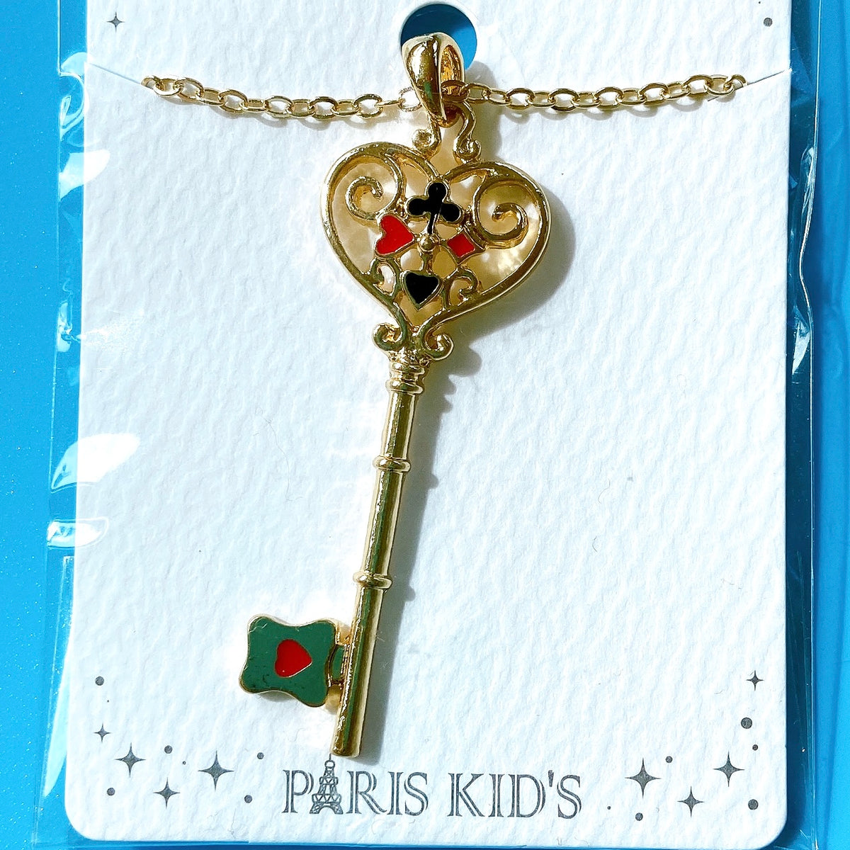 Paris Kids Alice In Wonderland key necklace ~ LAST ONE! – Grumpy Bunny