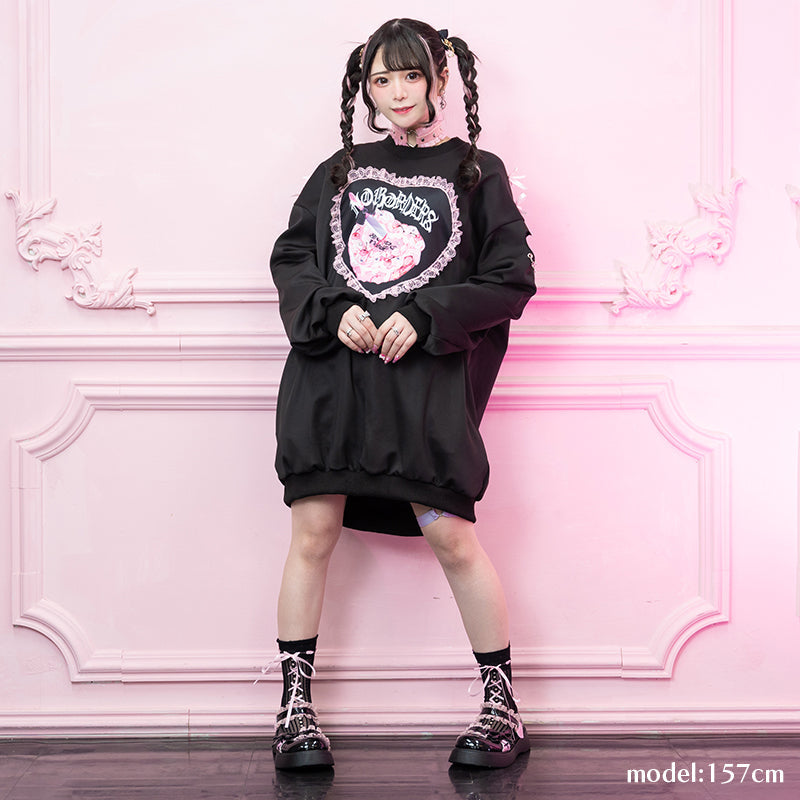 ACDC RAG "Love Punk" pink sweatshirt – Grumpy Bunny