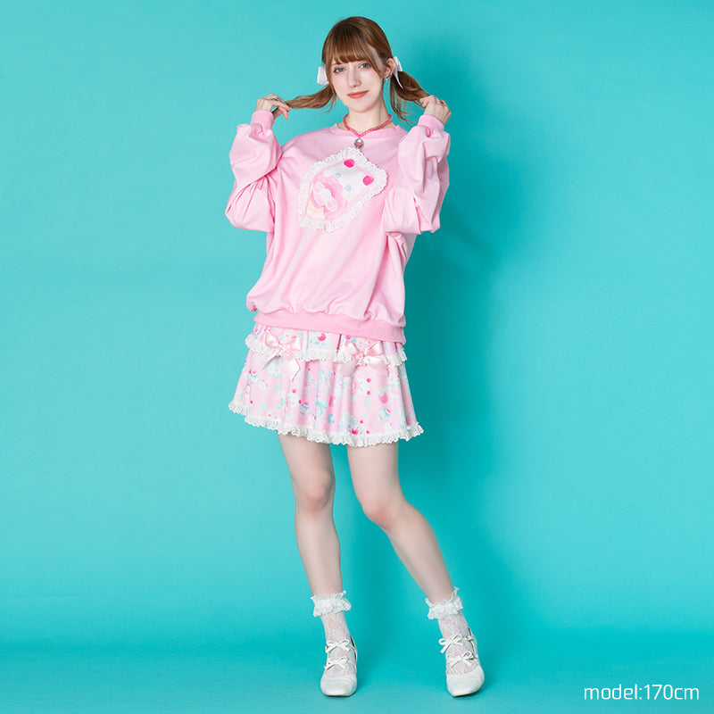 ACDC RAG "Whip Cat" pink sweater – Grumpy Bunny