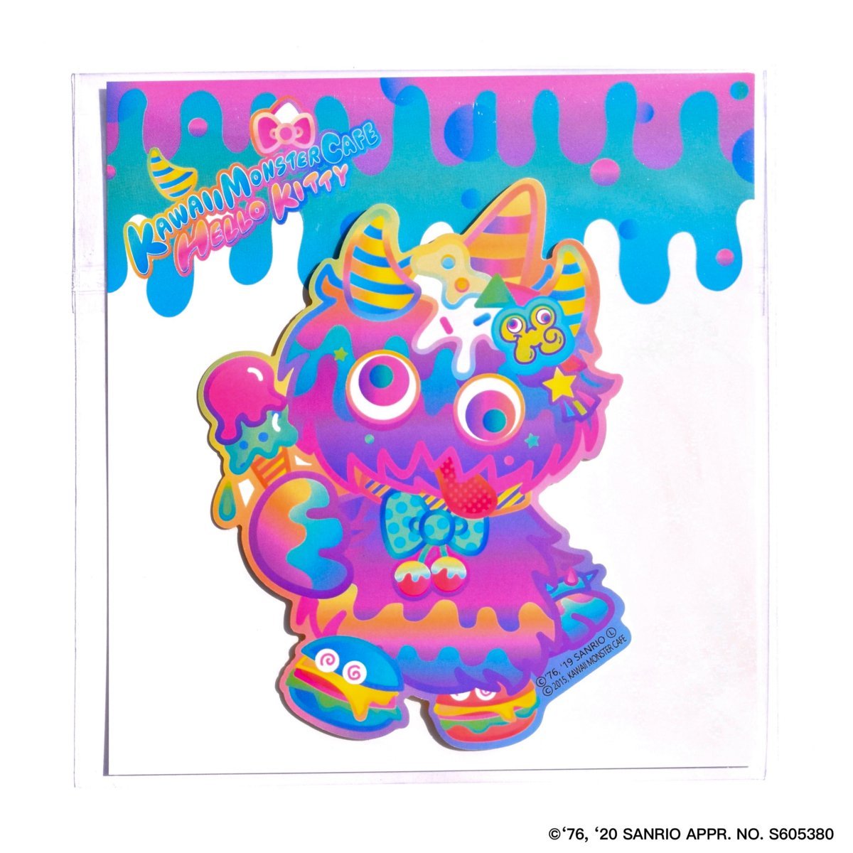 6% Dokidoki Kawaii Monster Cafe x Hello Kitty "Choppy" sticker – Grumpy ...