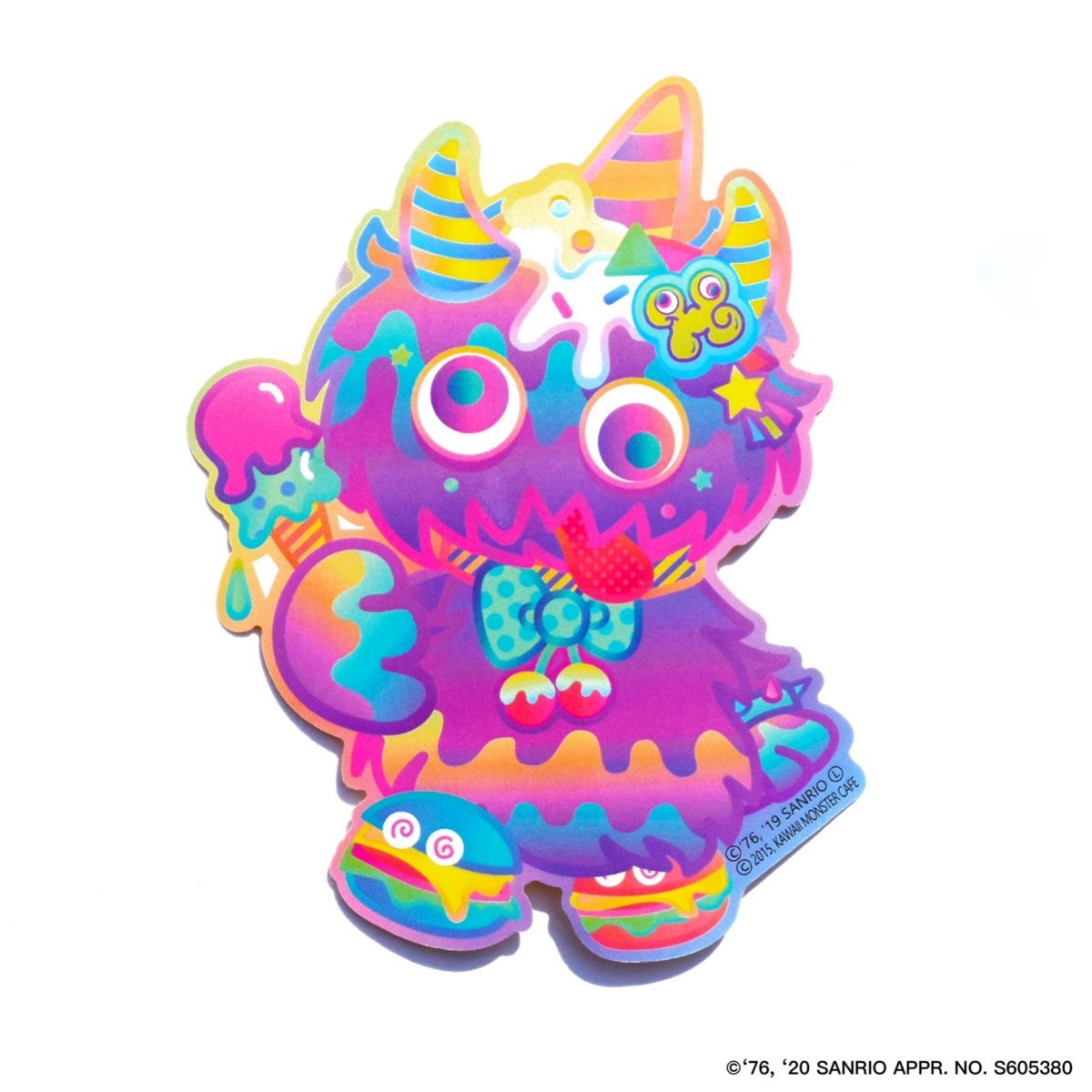6% Dokidoki Kawaii Monster Cafe x Hello Kitty "Choppy" sticker – Grumpy ...