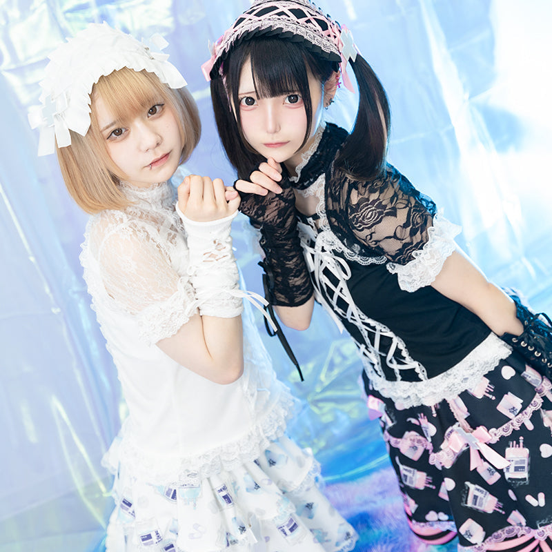 ACDC RAG "Healing Heart" yami kawaii skirt – Grumpy Bunny