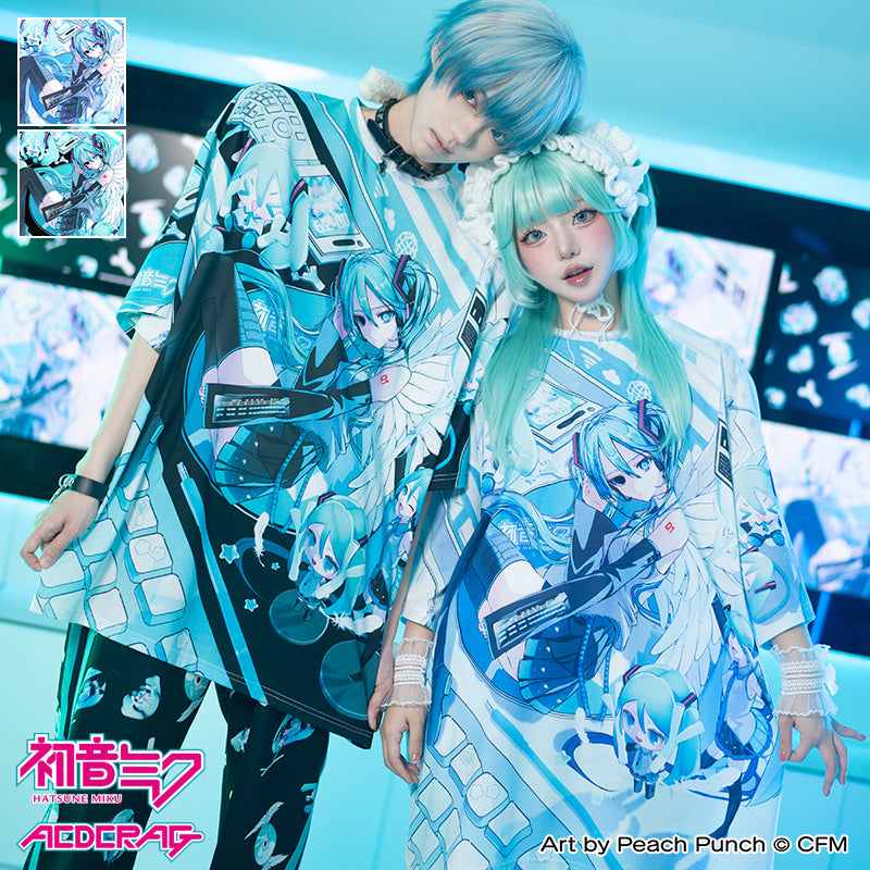 ACDC RAG x Hatsune Miku oversized t-shirt – Grumpy Bunny